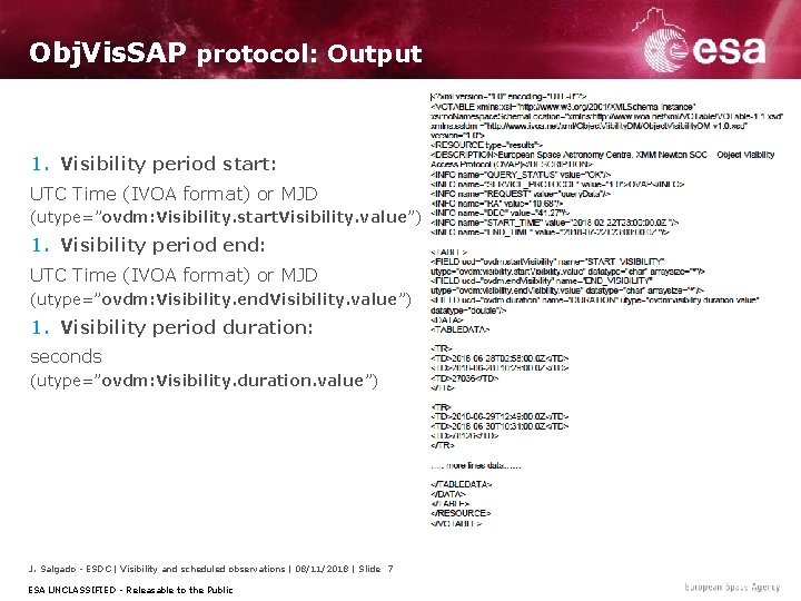 Visibility Service and Observation Locator Planning future observations
