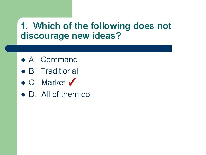 Chapter 2 Review Made by students Section 1Economic