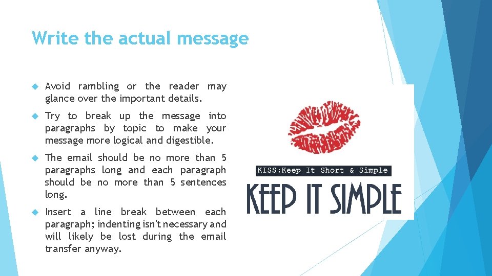 How to write a formal email Basic Steps