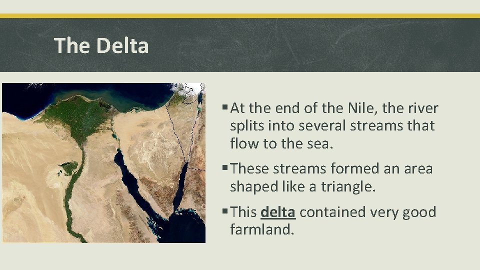 Geography of the Nile Sixth Grade Social Studies