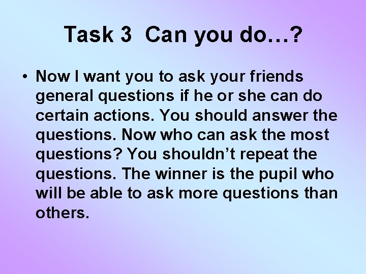 The lesson competition Modal Verbs School Rules Road