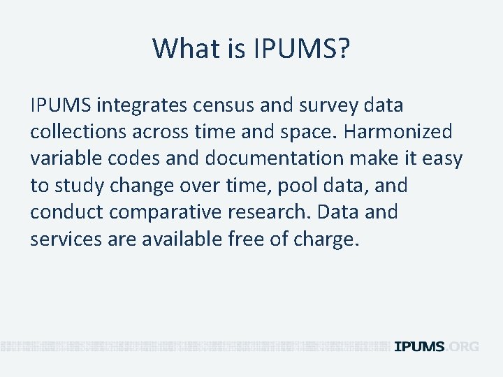 Introduction to IPUMS NYTS and IPUMS YRBSS Introduction