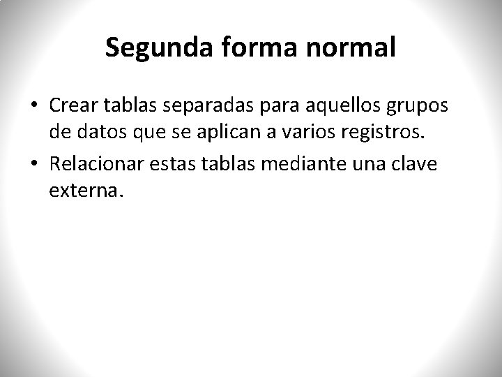 Base de Datos Normalizacin Diseo Lgico y Relacional