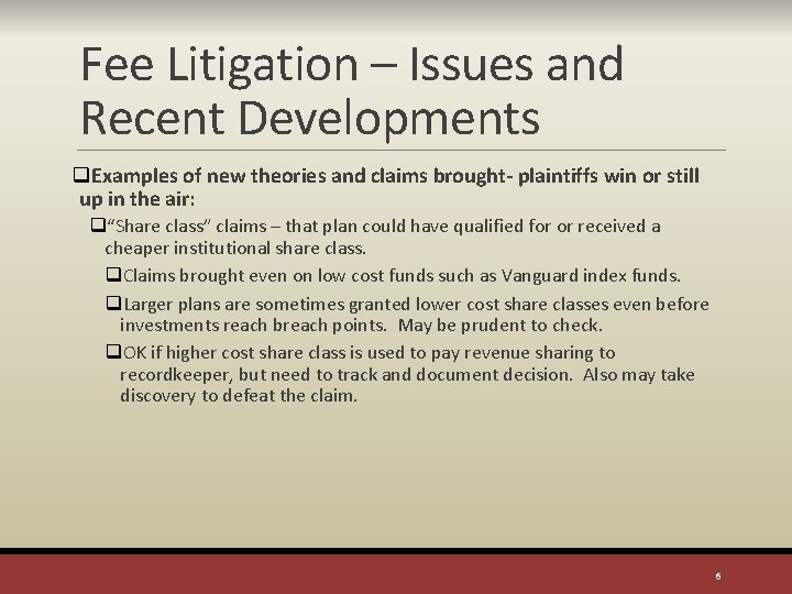 Best Practices To Mitigate Legal Exposure for 401k