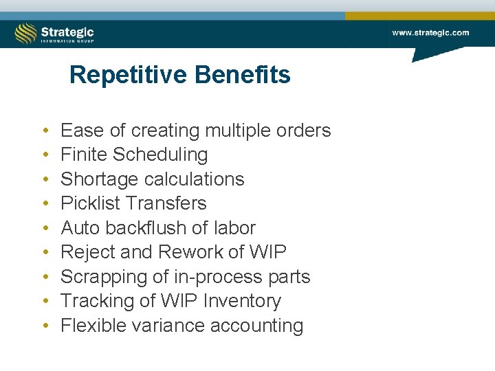 Advanced Repetitive vs Work Orders The Great Debate