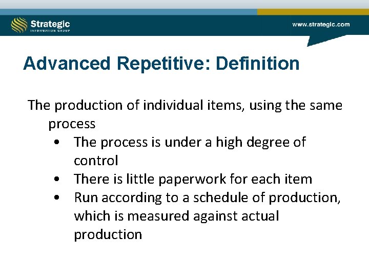 Advanced Repetitive vs Work Orders The Great Debate