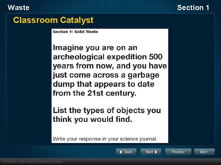 Waste Section 1 Solid Waste Preview Classroom Catalyst