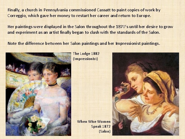 Mary Cassatt American Female Impressionist 1844 1926 Known