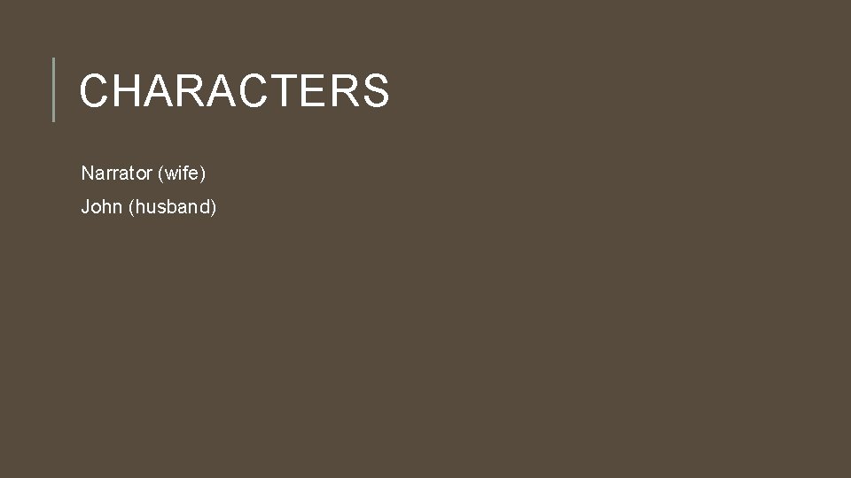 THE YELLOW WALLPAPER Take out books printouts and