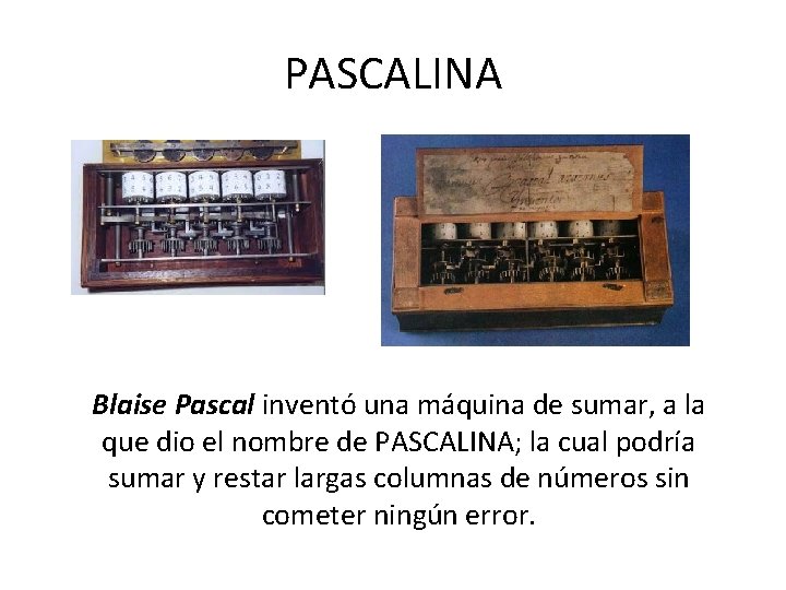 HISTORIA DEL COMPUTADOR EL BACO Invento de los