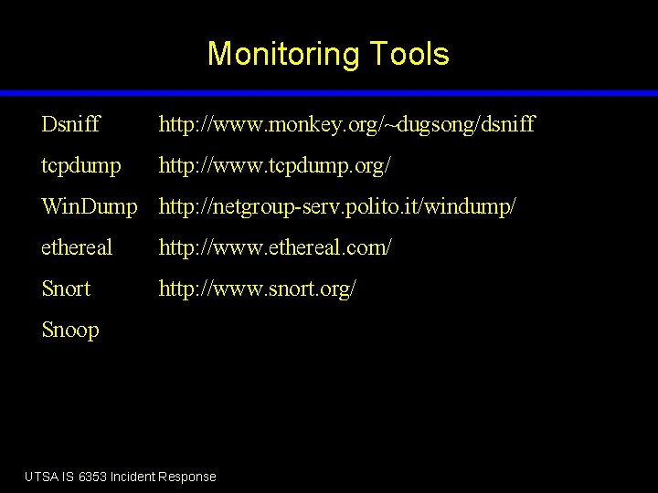 Lesson 14 Network Monitoring System Restoration Incident Evaluation