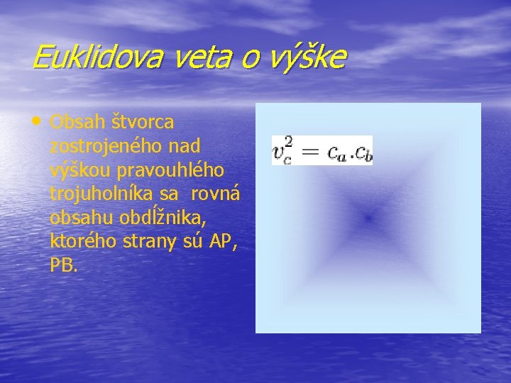 Trigonometria Pravouhl a veobecn trojuholnk Pravouhl trojuholnk vety