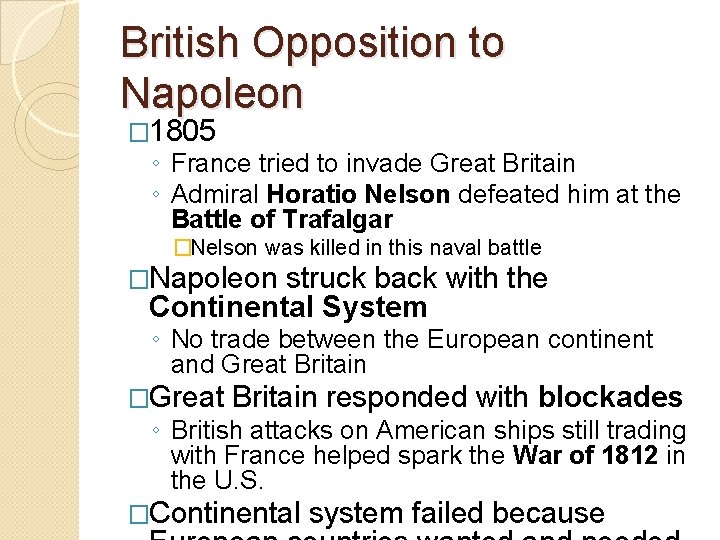 The Napoleonic Era 1799 1815 Student Handouts Inc