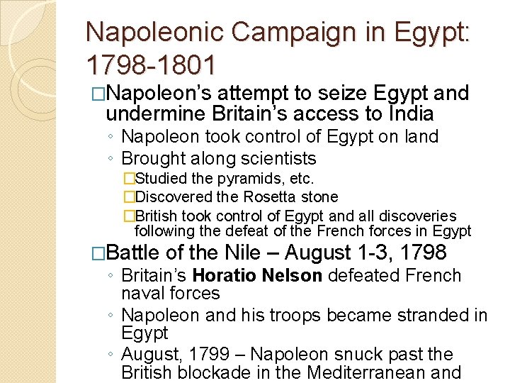The Napoleonic Era 1799 1815 Student Handouts Inc