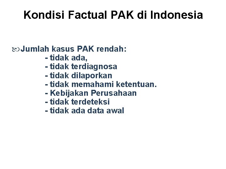 Pengertian Penyakit akibat kerja PAK Occupational disease Penyakit