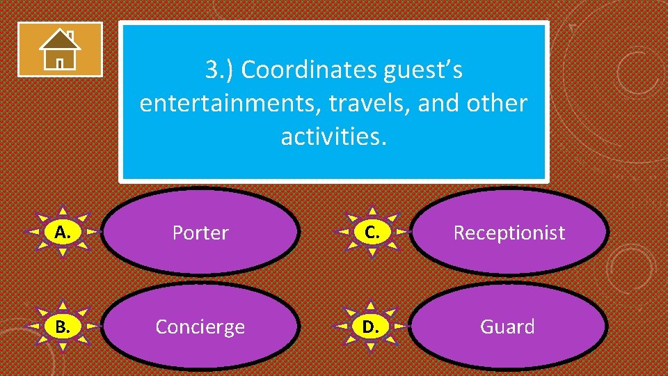 FRONT OFFICE SERVICES QUIZBEE PREPARED BY PAUL T