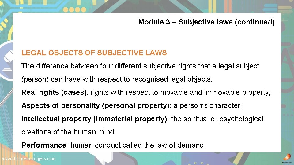 Public Law N 6 Module 1 The concepts