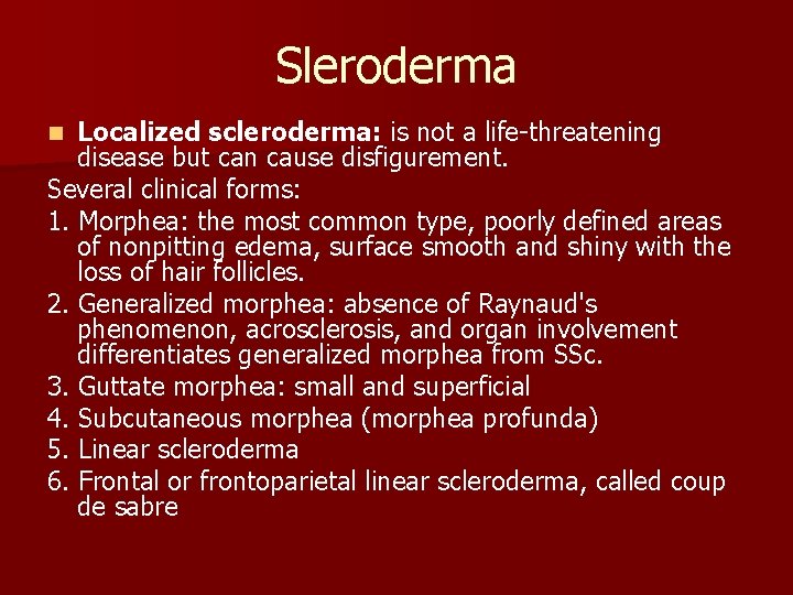 Connective tissue disease Connective tissue diseases n Lupus