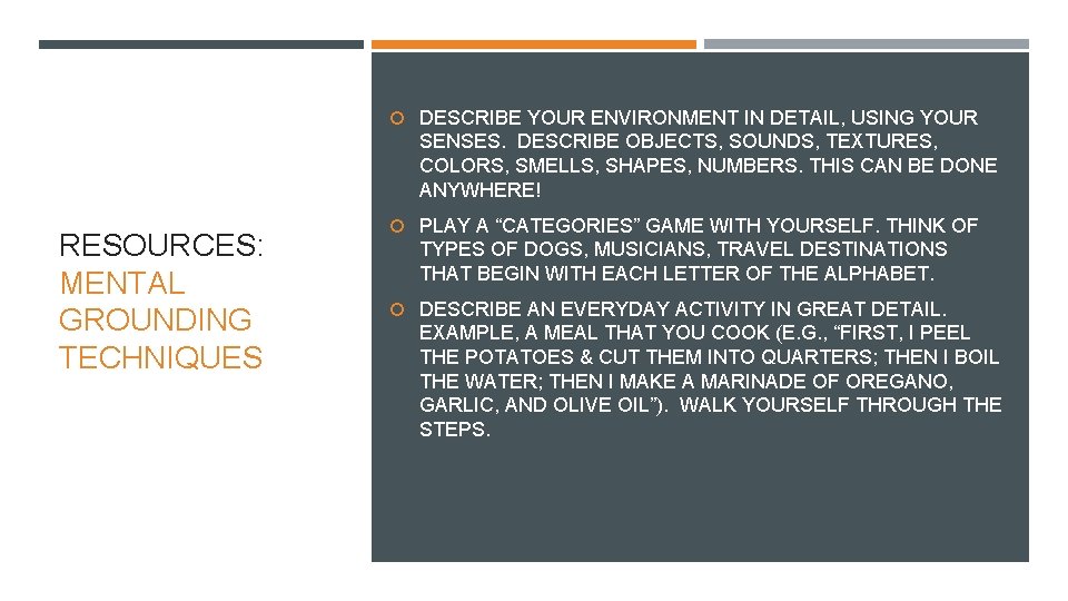 GROUNDING STAYING IN THE PRESENT BROUGHT TO YOU