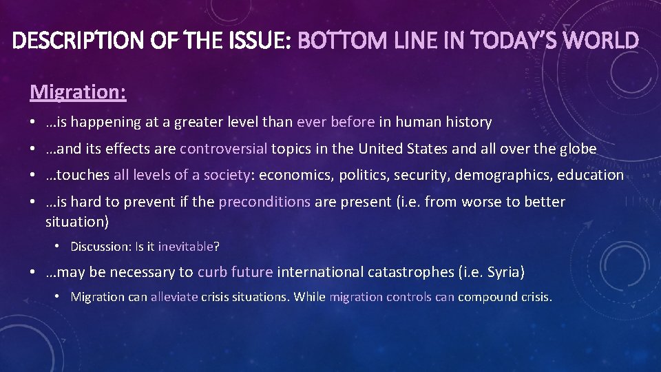 MIGRATION JENNIFER PURSER ELIZABETH ANDERSON FIRST JUST A