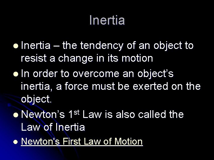 Newtons Laws Sir Isaac Newton l Studied physics