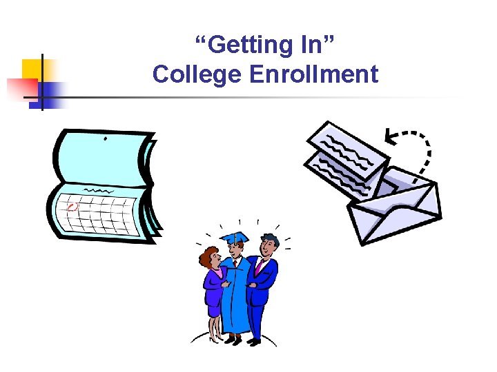 Getting In College Enrollment What Are My Options