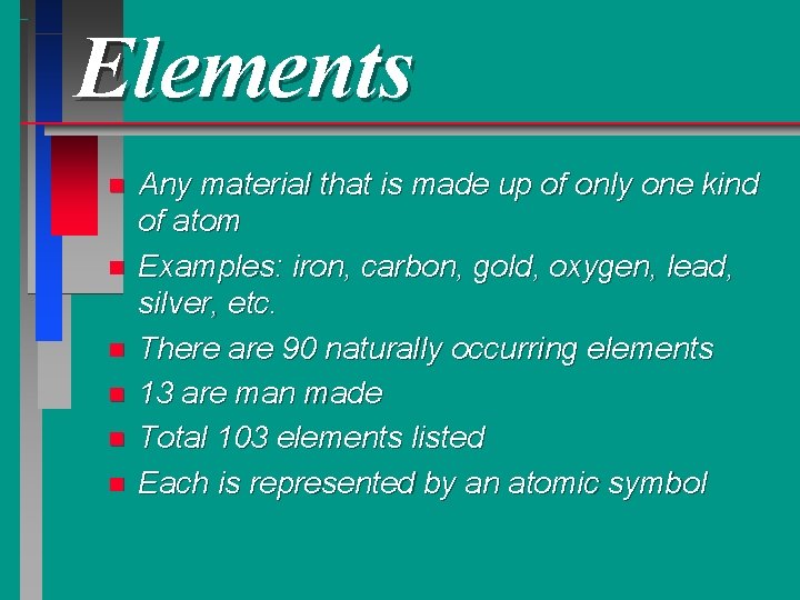 Chemistry of Life Chapter 3 Biology Mr Gilbertson