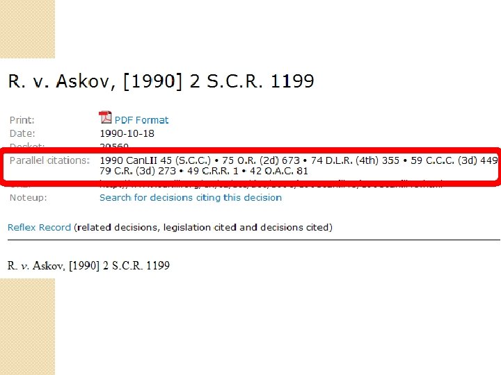 Legal Research Review How Cases are Published Court