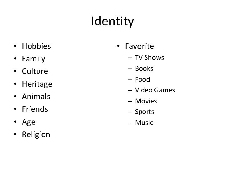 Identity Collage Conclusion My Last Week Monday Review