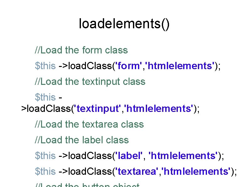 Basic Chisimba forms Assumes you read and understood