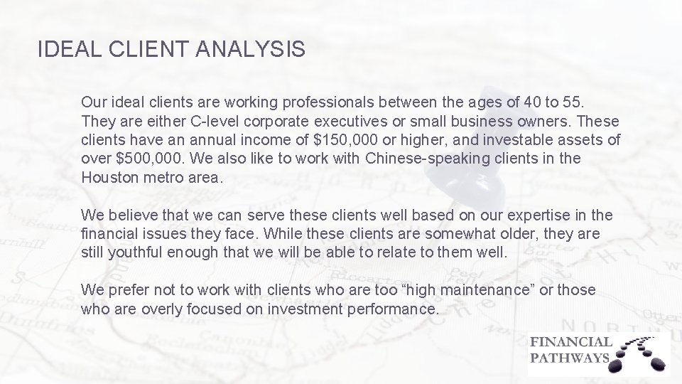 MARKETING PLAN ELEMENTS Branding Positioning Statements S W