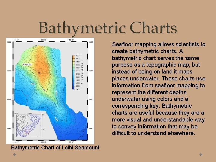 Seafloor Mapping In Partnership with Colleen Peters By
