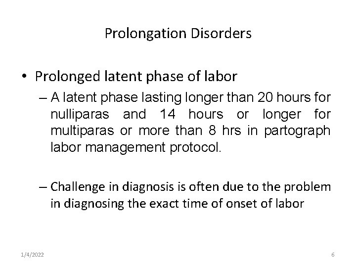 Abnormal Labor Dystocia 142022 1 Outline Definition of