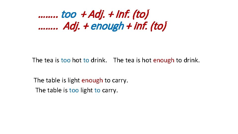 ADJECTIVES AND NOUNS WITH INFINITIVES GERUNDS By Asst