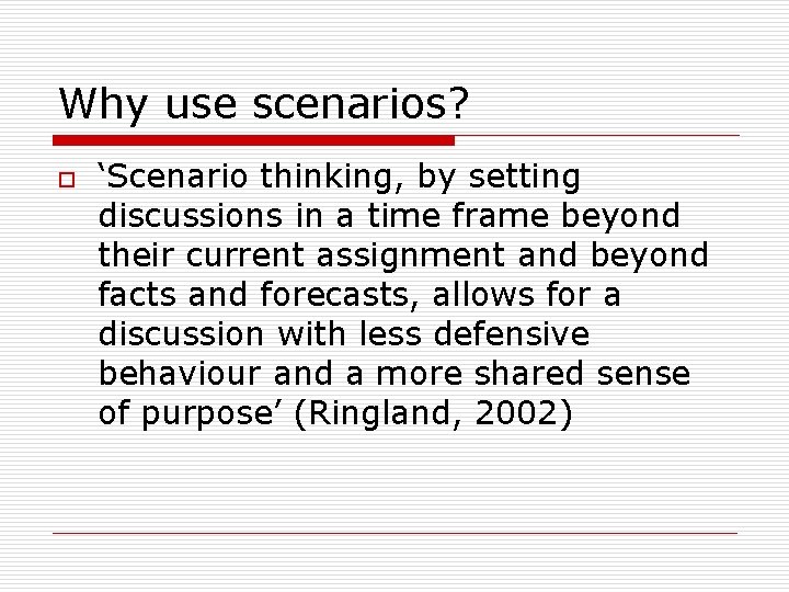 Futures tools report Scenariobuilding Observatory of Innovation CBS