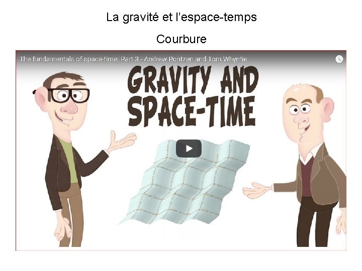 Comprendre la relativit Espace et Temps un seul
