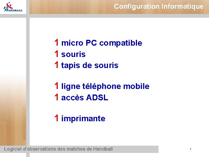 Formation statistique HANDVISION clubs de llite SEPTEMBRE 2014