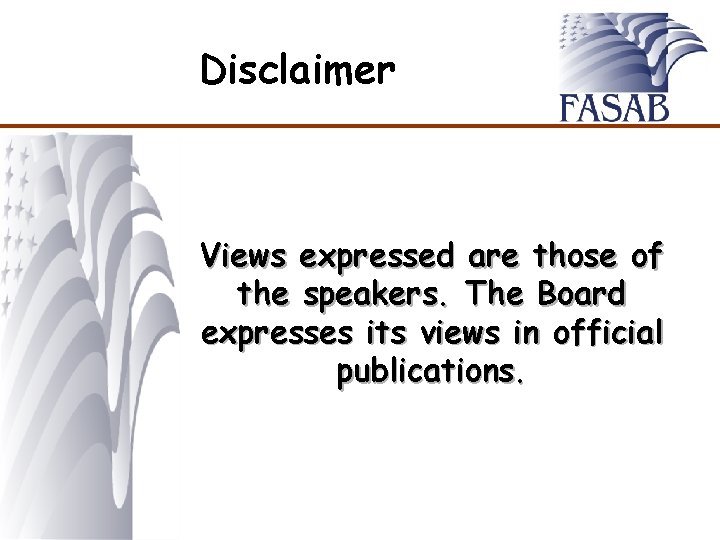 The Federal Accounting Standards Advisory Board What Is