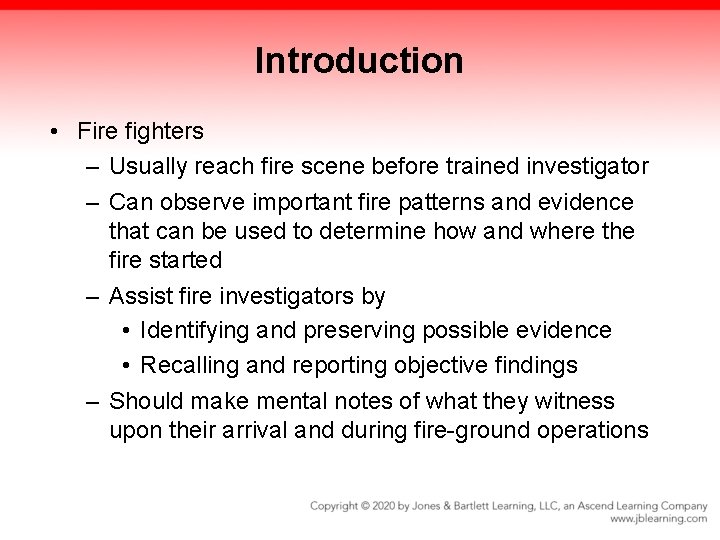 CHAPTER 28 Fire Origin and Cause Knowledge Objectives
