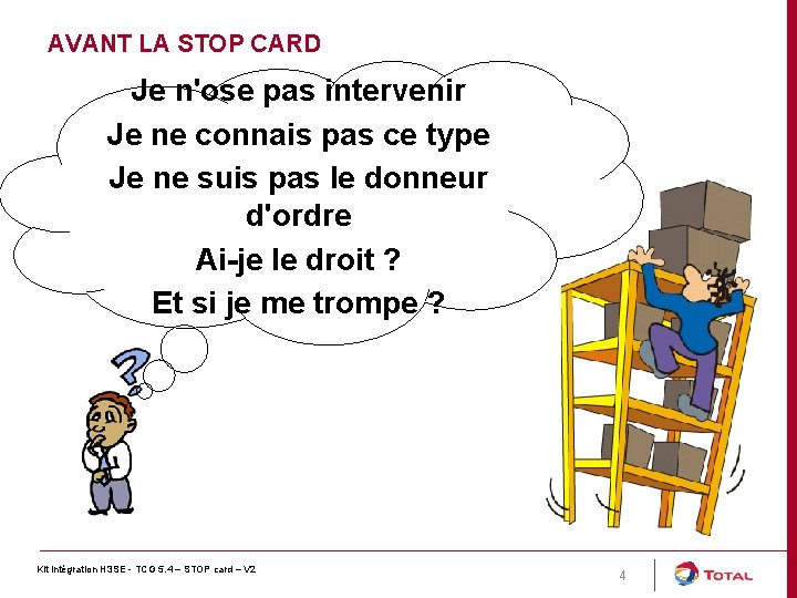 STOP CARD Formation Scurit des Nouveaux Embauchs Module