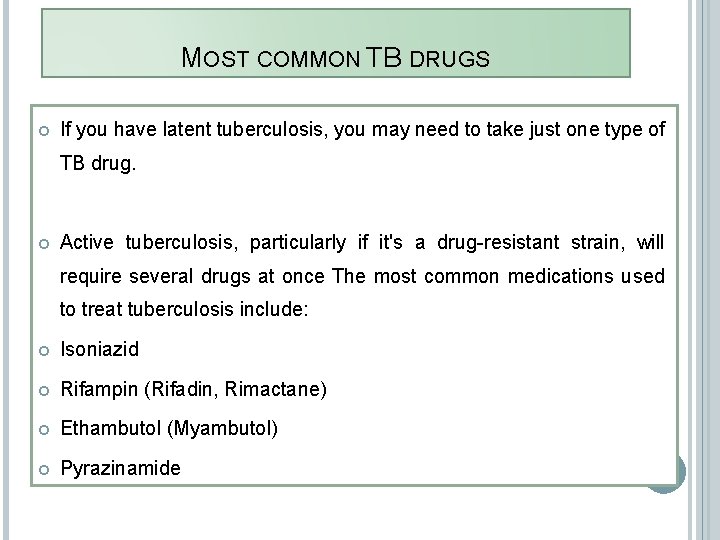 NURSING ROLE IN TUBERCULOSIS Tuberculosis is an infectious