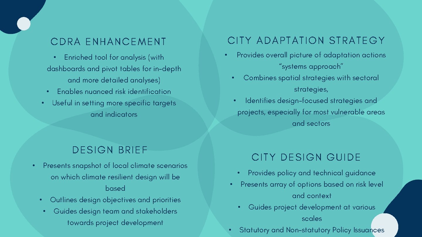 PLANNING AND DESIGN GUIDE FOR URBAN CLIMATE CHANGE