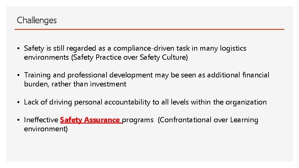 Logistics Safety Assurance Slobodan Lazic Logistics HSE and