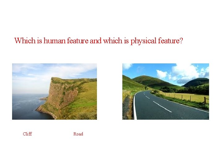 What is a human feature Human feature A