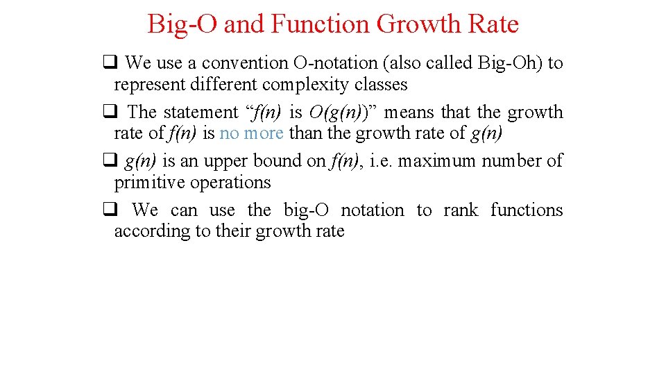 Gc 211 Data Structures Week 2 Algorithm Analysis 7030