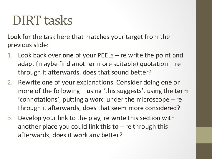 Macbeth Learning Objective Understand how to reflect on