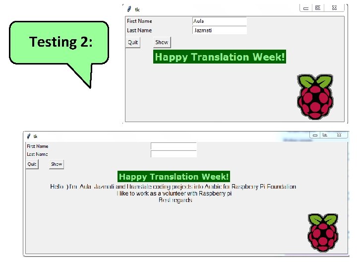 GUI PROGRAMMING USING TKINTER to celebrate Translation Week