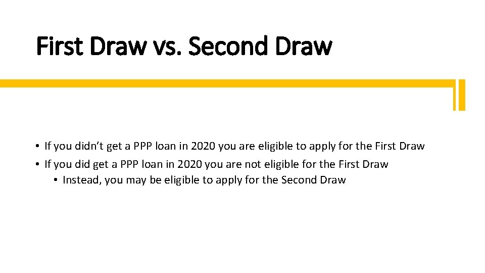 How to Fill Out the New Second Draw