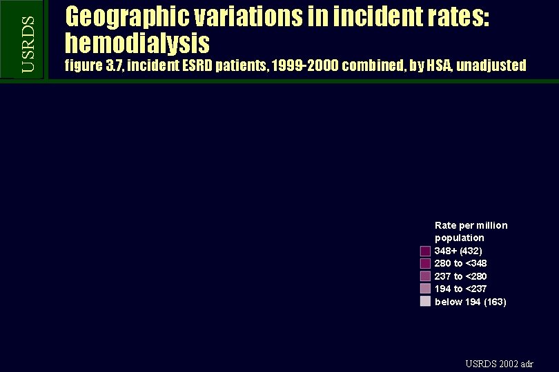 USRDS Patient counts by data source table 3