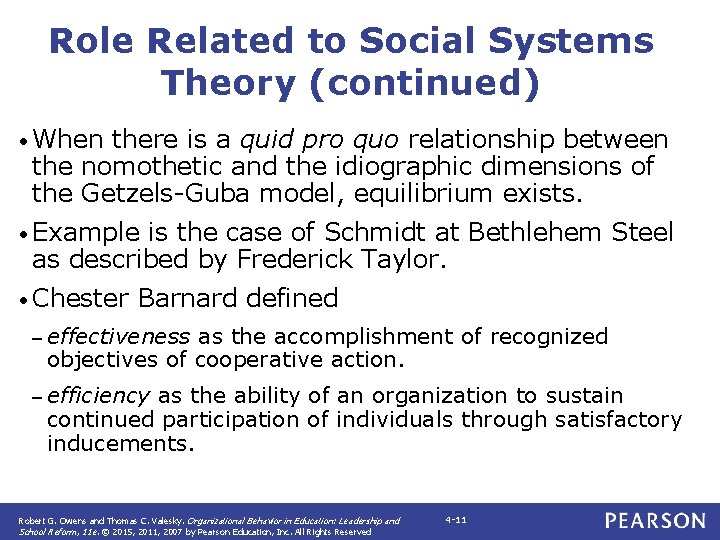 CHAPTER 4 A Systems Approach to Organizational Behavior